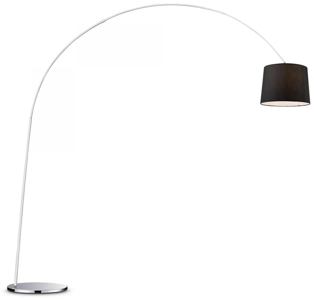 Ideal Lux 014371 stojací lampa Dorsale Black 1x60W | E27