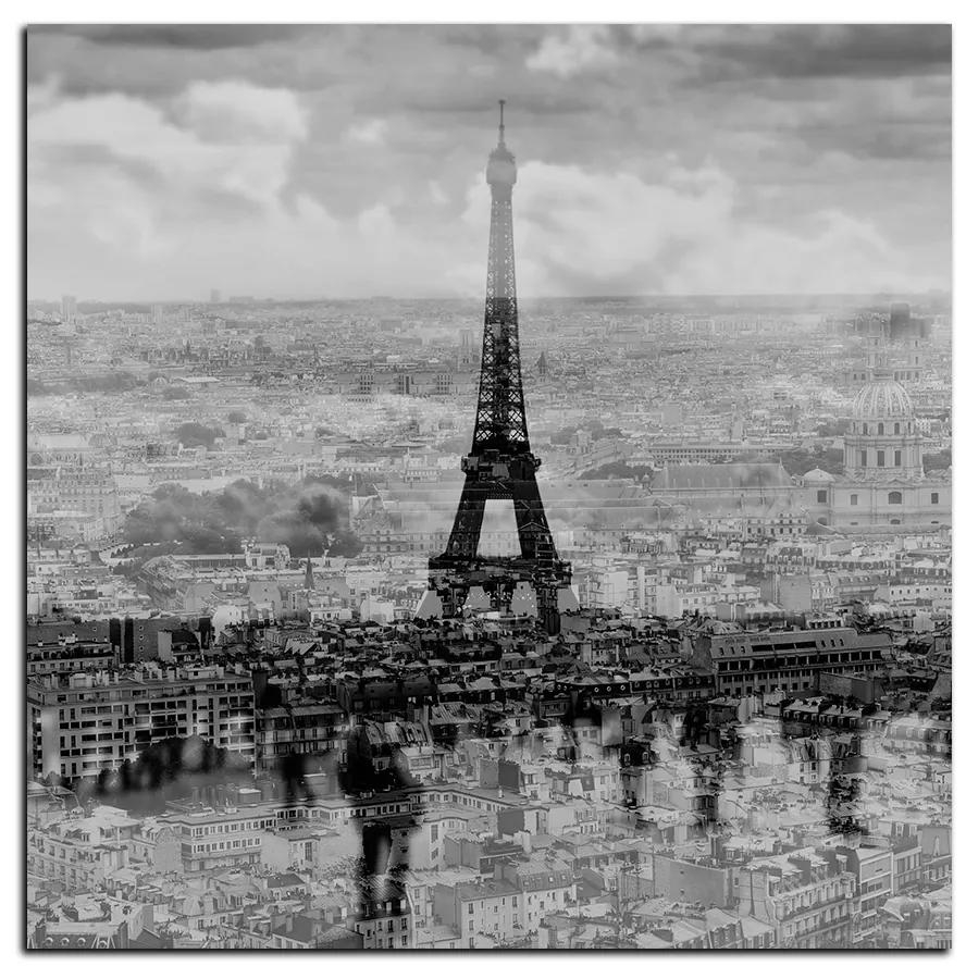 Obraz na plátně - Fotografie z Paříže - čtverec 3109QA (80x80 cm)