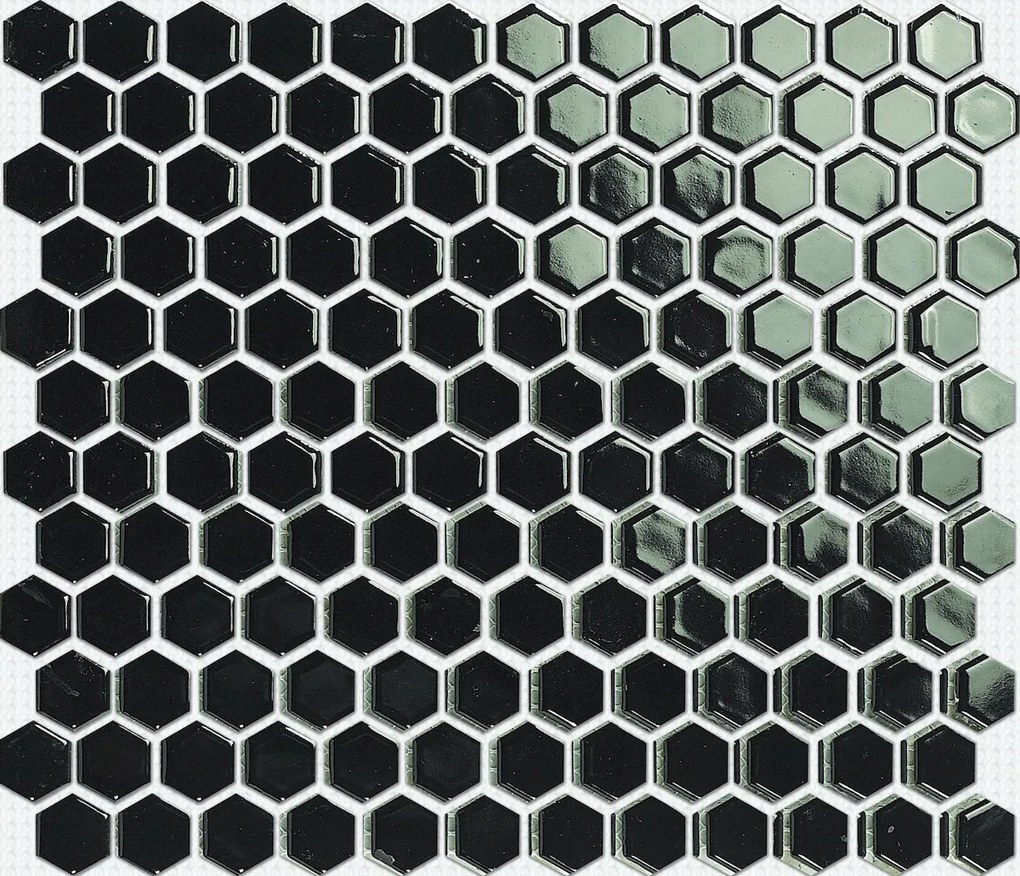 Keramická mozaika Premium Mosaic černá 26x30 cm lesk MOS26BK