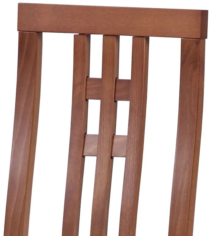 Jídelní židle BC-2482 TR3 masiv buk, barva třešeň, látka béžová