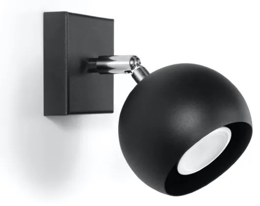 Sollux Lighting Nástěnné svítidlo OCULARE Černá