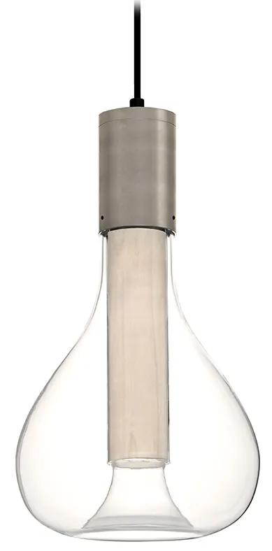 Unikátní závěsné svítidlo ve tvaru kapky Eris  Unikátní závěsné svítidlo ve tvaru kapky Eris Barva svítidla: Hliník kartáčovaný, Dekor: Slonovinově…