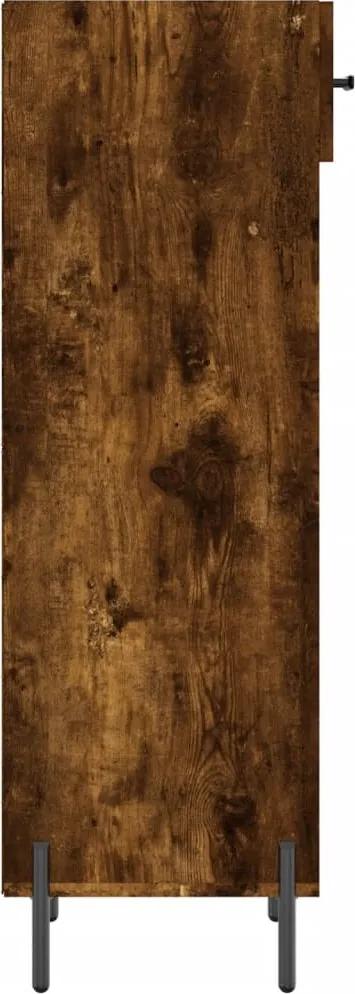 vidaXL Botník 30 x 35 x 105 cm kompozitní dřevo [829689] Barva: hnědý dub
