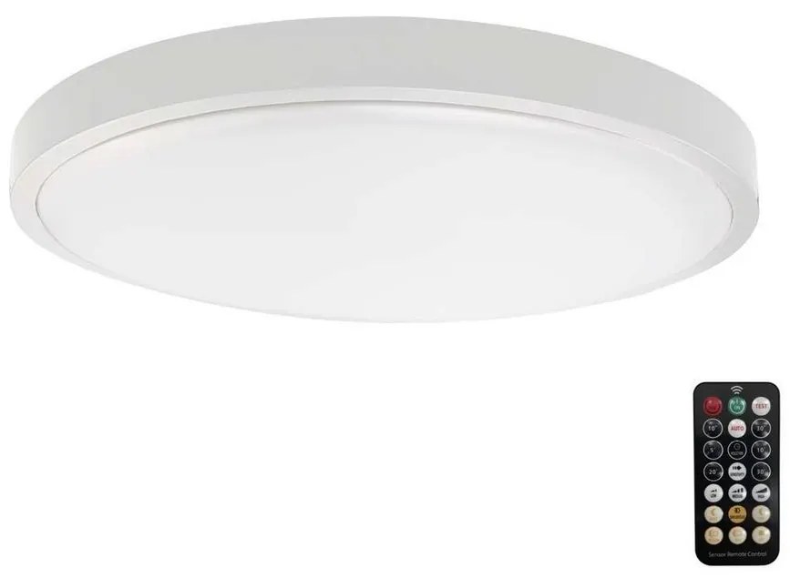 LED Koupelnové stropní svítidlo se senzorem LED/24W/230V IP44 6500K pr. 35 cm+DO
