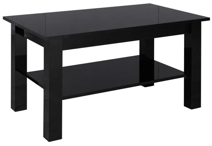 MARIDEX Konferenční stolek - MT27, lesklá černá