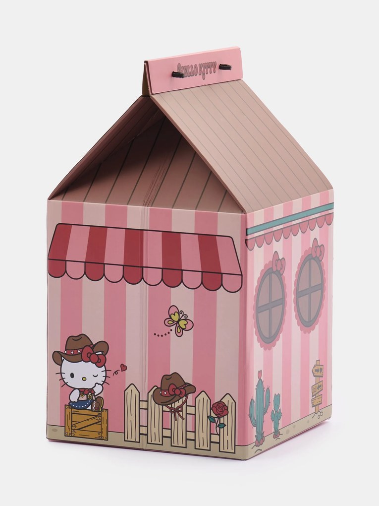 Sinsay - Kartonový domeček pro kočku Hello Kitty - růžová