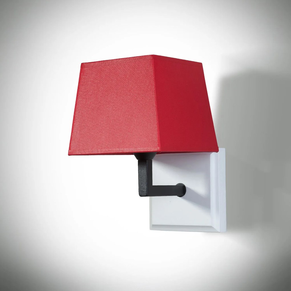 Light for home - Nástěnné světlo 14101 "ATLANTA", 1x40W, E14, bílá, černá