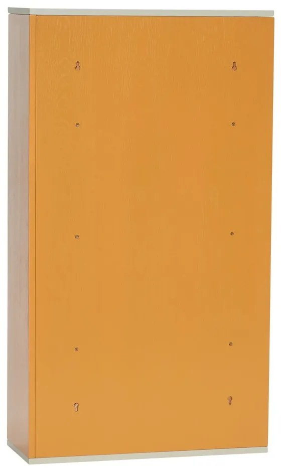 Oranžová nástěnná knihovna z jasanového dřeva 60x109 cm Apollo – Hübsch