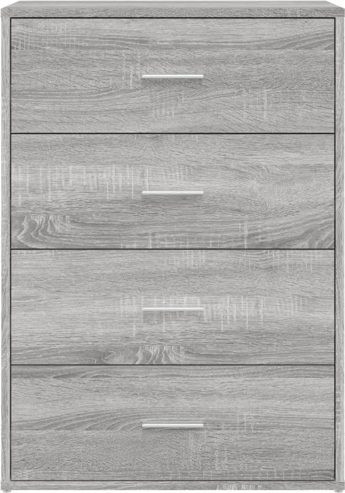 Příborníky 2 ks šedé sonoma 60 x 31 x 84 cm kompozitní dřevo 3276586