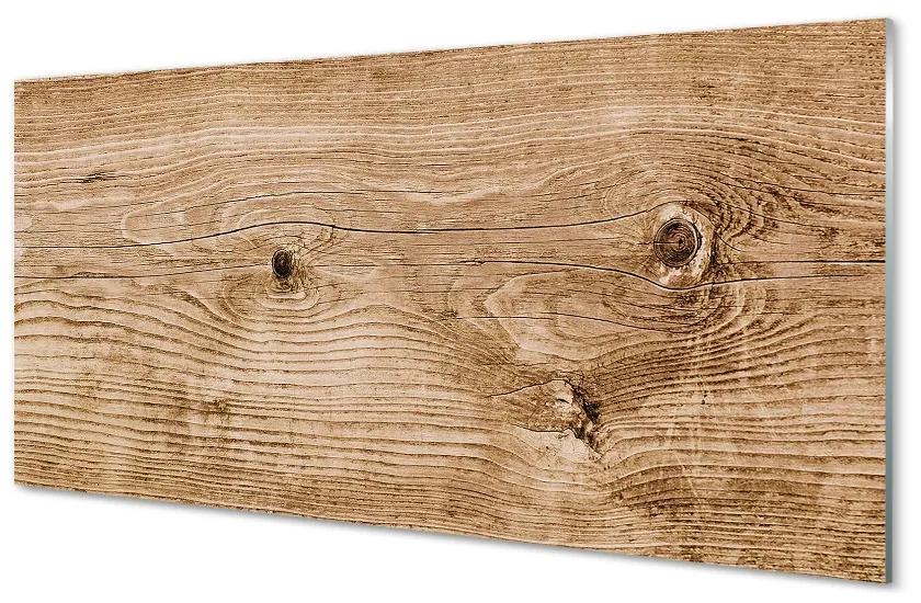 Obraz na skle Plank dřeva 125x50 cm