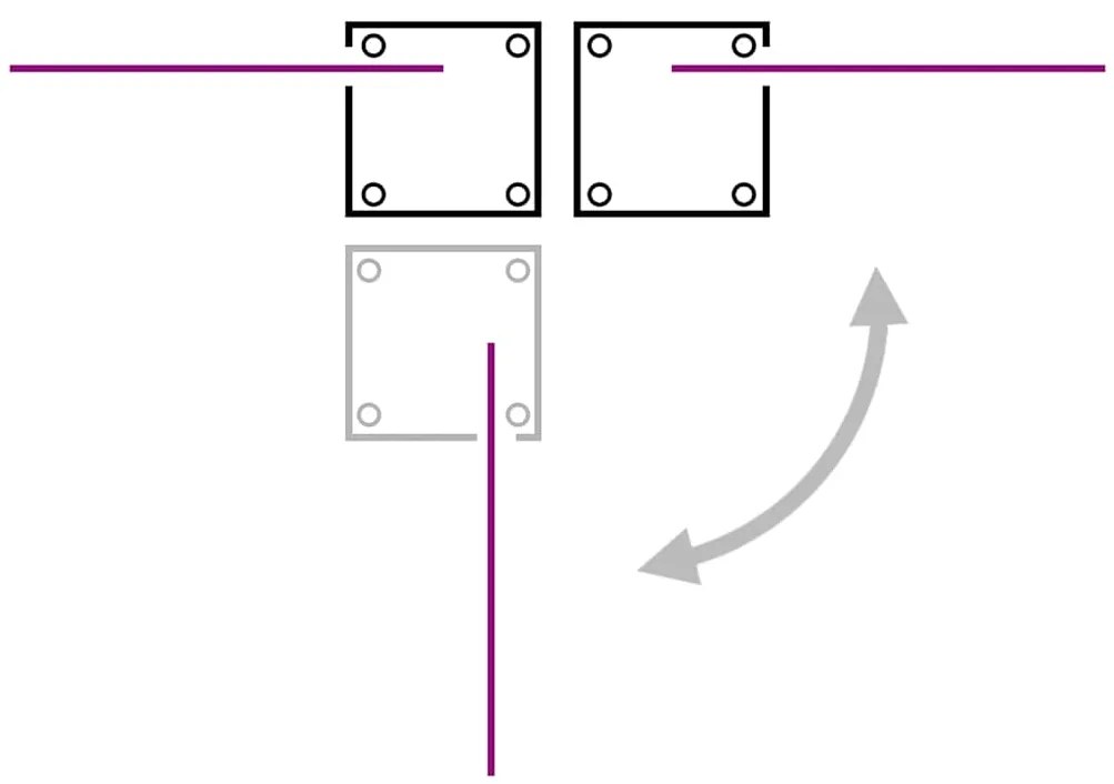 vidaXL Marketos Zatahovací boční markýza / zástěna krémová 100 x 1000 cm