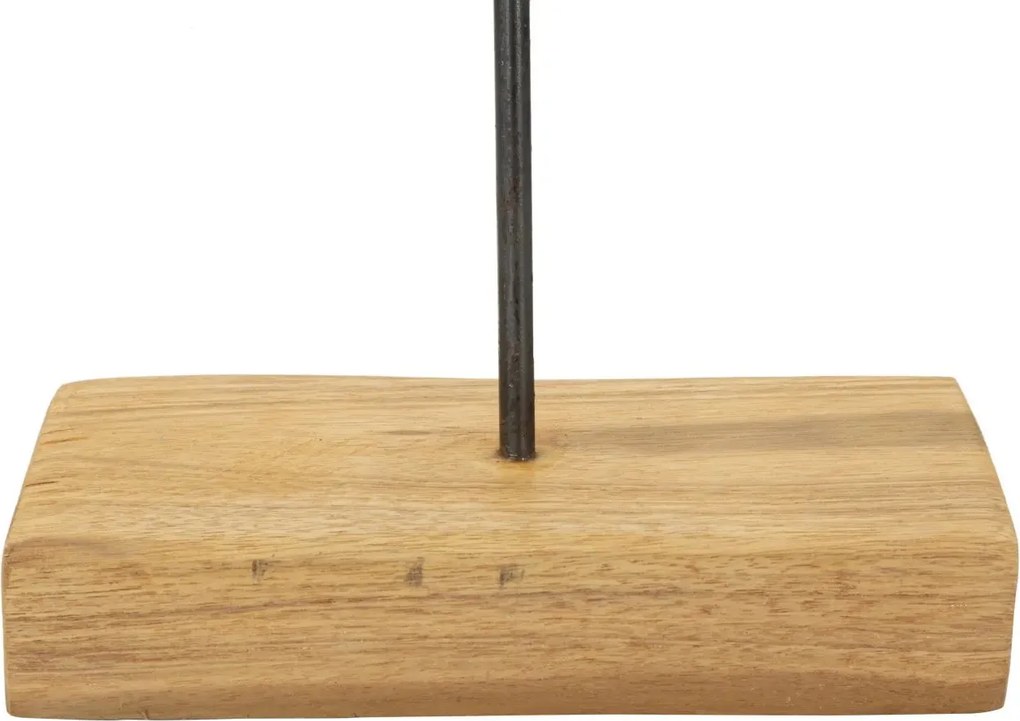 Dřevěná dekorace Dorat 58 cm hnědá