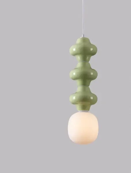 LED zeleno-bílé moderní svítidlo Clio 240