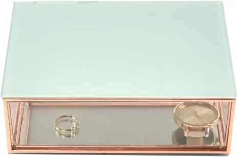 Krabička na šperky Mint Mini Trinket Box | tyrkysová