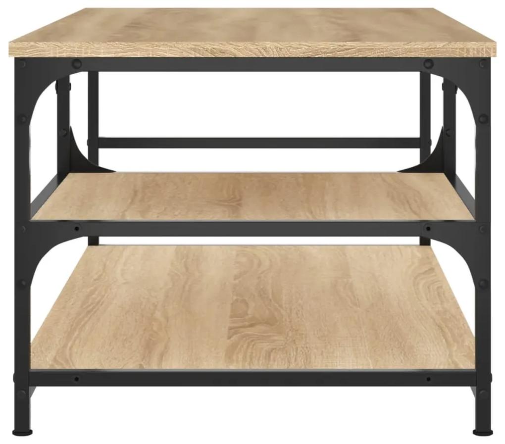 Konferenční stolek dub sonoma 90 x 49 x 40 cm kompozitní dřevo - Default Title