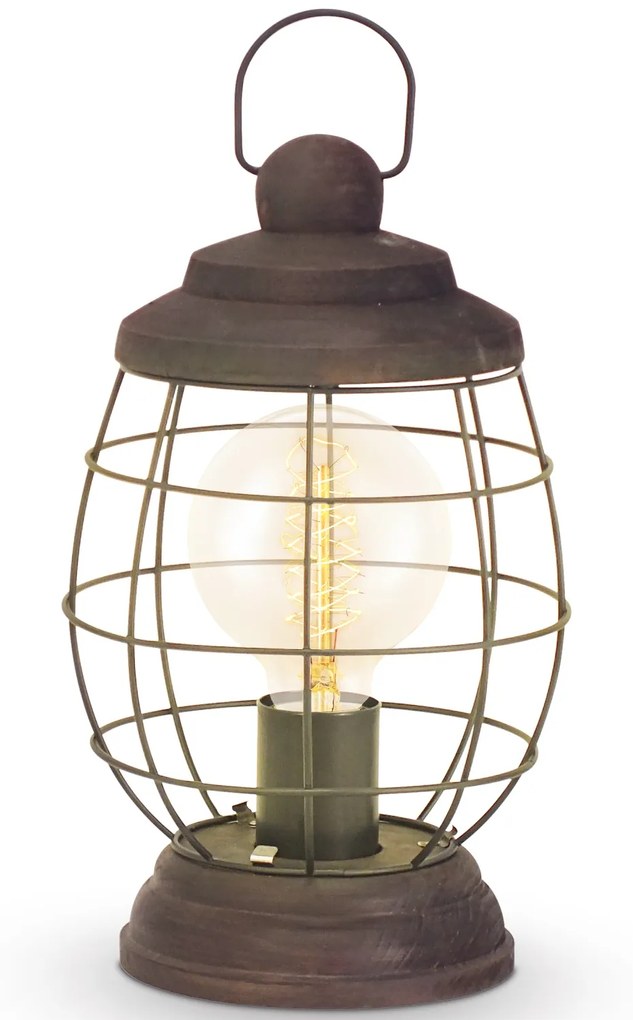 Eglo 49288 BAMPTON - Stolní retro lampa