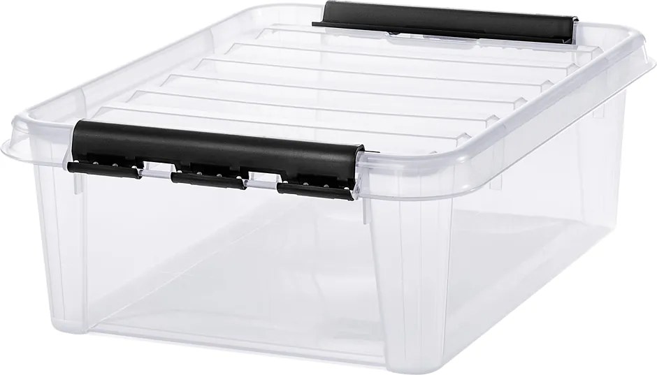 Smartstore Classic Box s víkem, 50 × 39 × 18 cm, 21 l, transparentní