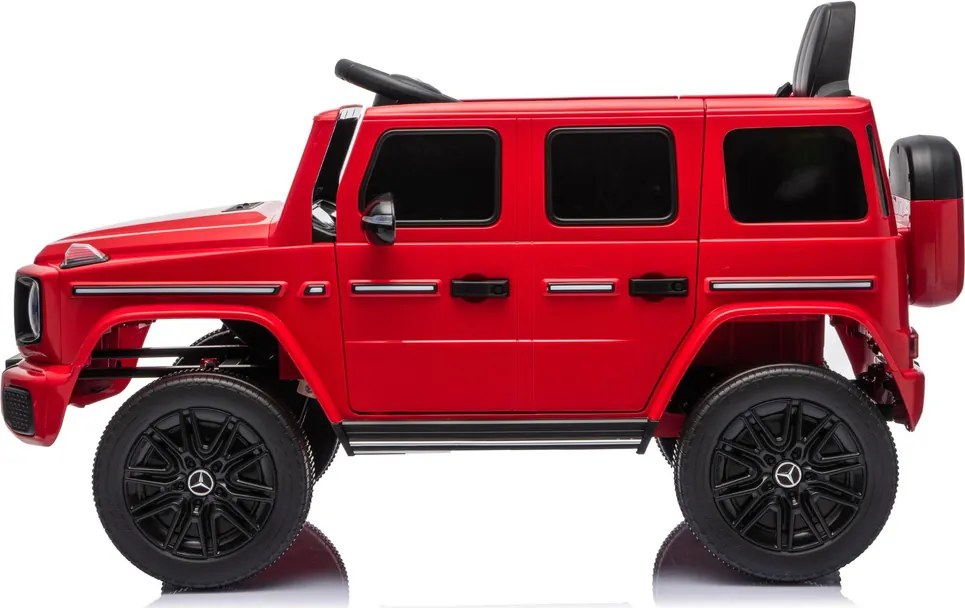 LEAN CARS Akumulátorové vozidlo Mercedes G 4x4 24 V 2580, červené