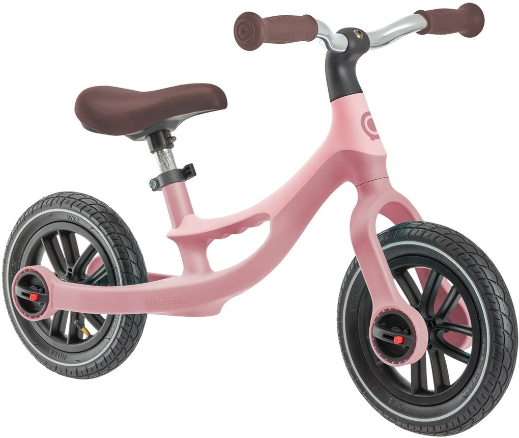 Globber go bike elite air, pastel pink