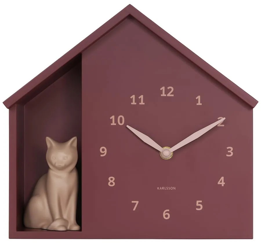 Nástěnné hodiny Sitting Cat – Karlsson