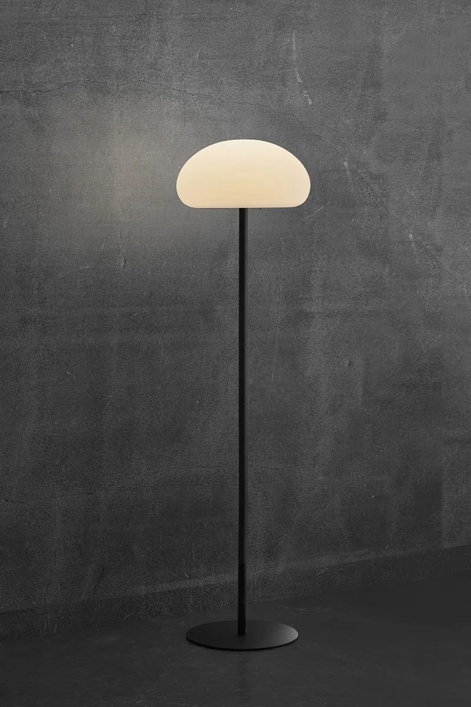 Černá přenosná stojací LED lampa Sponge 34 6,8W 126cm  - Nordlux