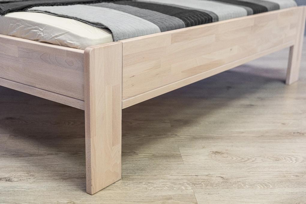 Masivní postel ANGELIKA - Solwo Design Dřevo a odstín oleje: DUB Cink - Olejování přírodní, Rozměr spací plochy: 180x200