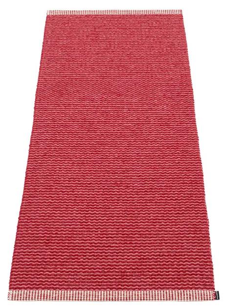 Vinylový koberec Pappelina MONO Blush/Dark Red Velikost pappelina: 70x300 cm