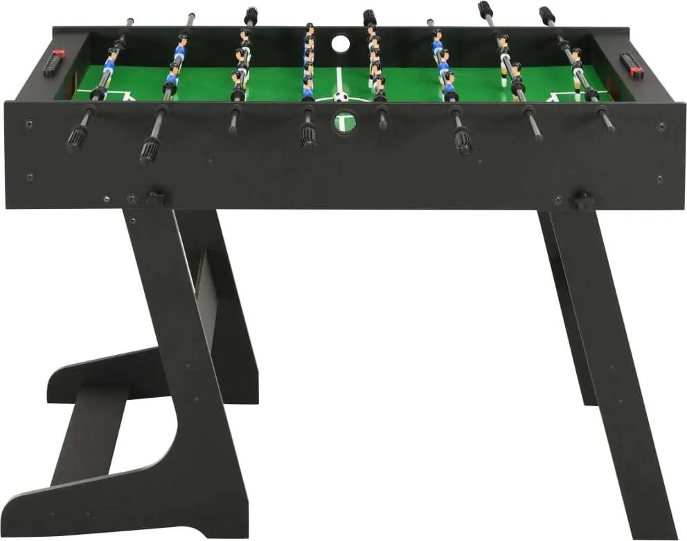 vidaXL Skládací stolní fotbal 121 x 61 x 80 cm [91938] Barva: Černá