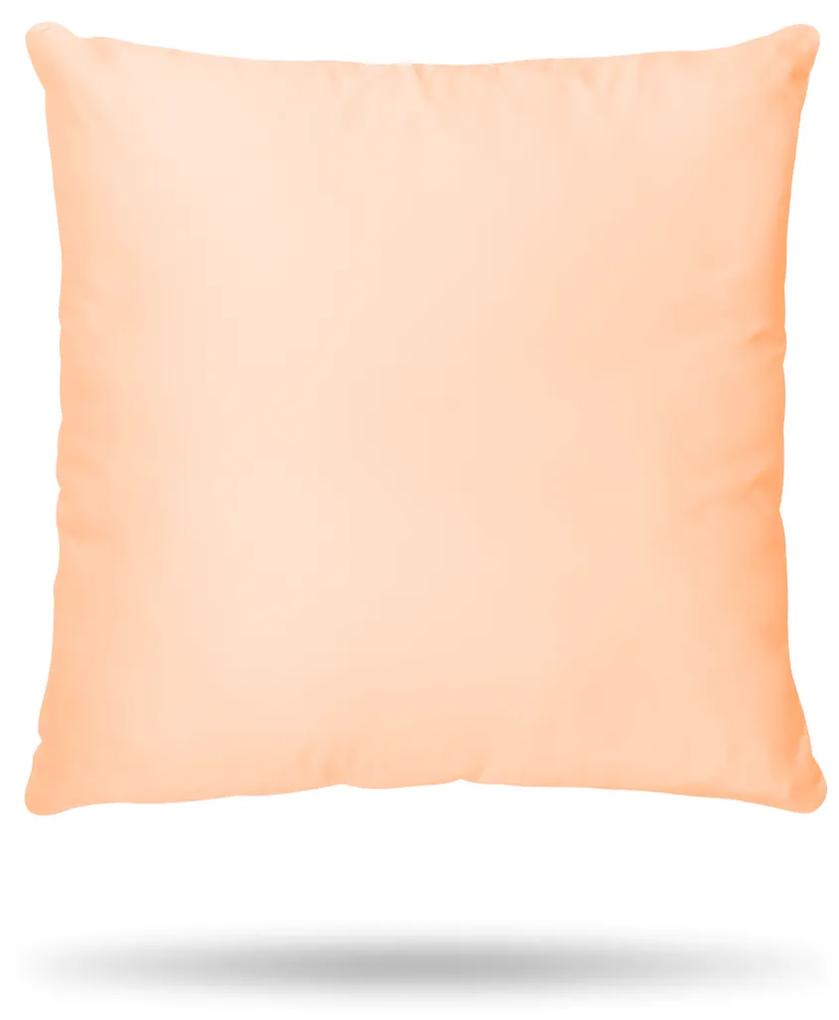 Bavlněný povlak na polštář meruňkový Rozměr: 30x40