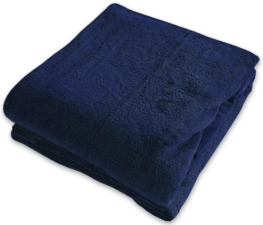 Homeville deka mikroplyš 150x200 cm tmavě modrá