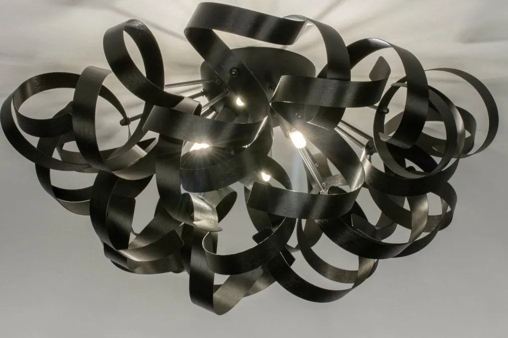 Stropní designové svítidlo Artek Curl Black 60