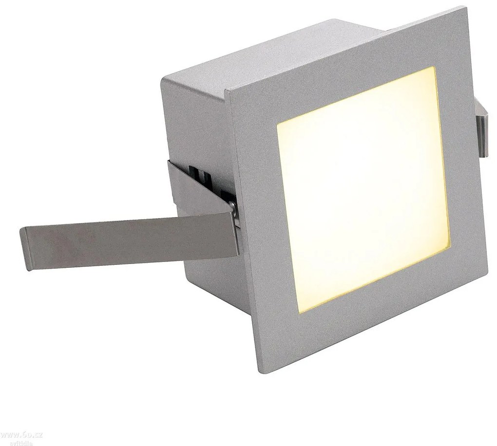 SLV Big White 111262 Frame Basic LED, zápustné svítidlo do stěny, 1x1W power LED, 9x9cm, teple bílá barva světla