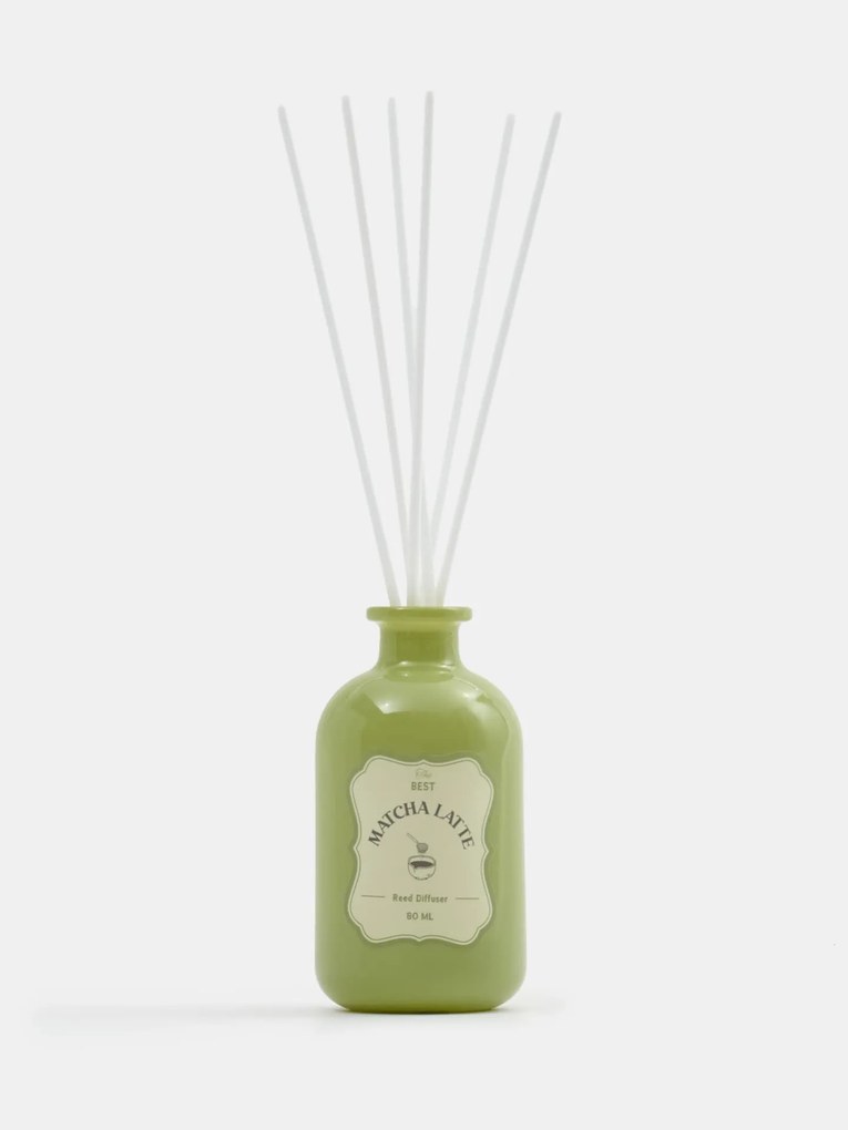 Sinsay - Vonný difuzér s tyčinkami Matcha Latte - zelená