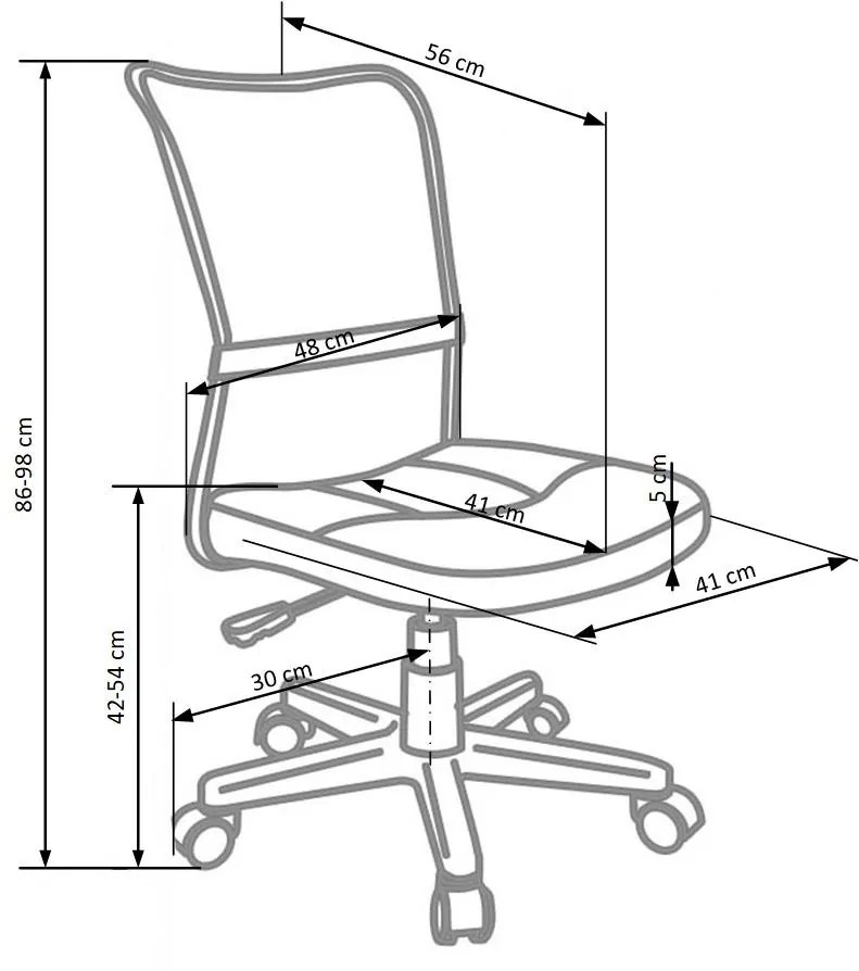 Kancelářská židle Dango limetková