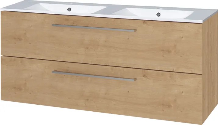 Mereo Mereo, Bino, koupelnová skříňka s keramickým umyvadlem 121 cm, CN623