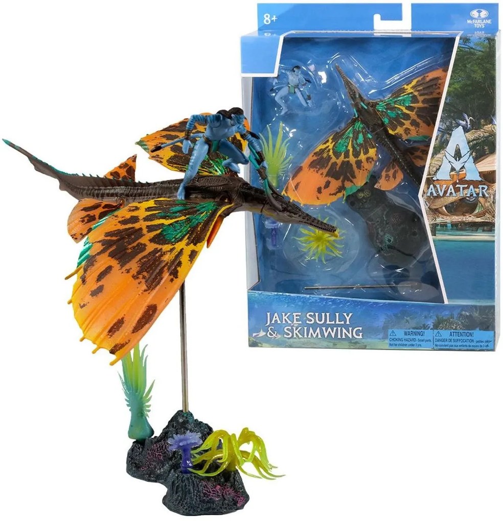 Toys avatar the way of water deluxe jake sully & skimwing