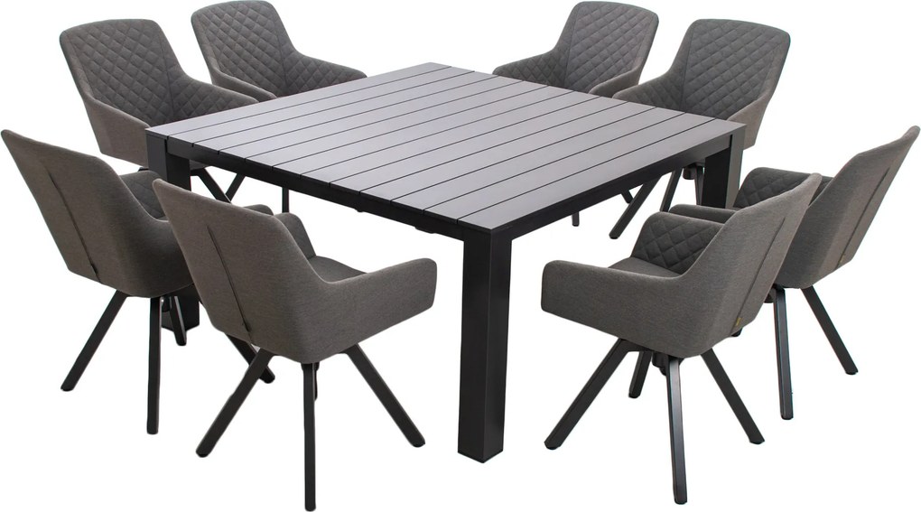 Doppler PRATO PARIS LIKA-TEX® zahradní sedací souprava 8+1 šedá