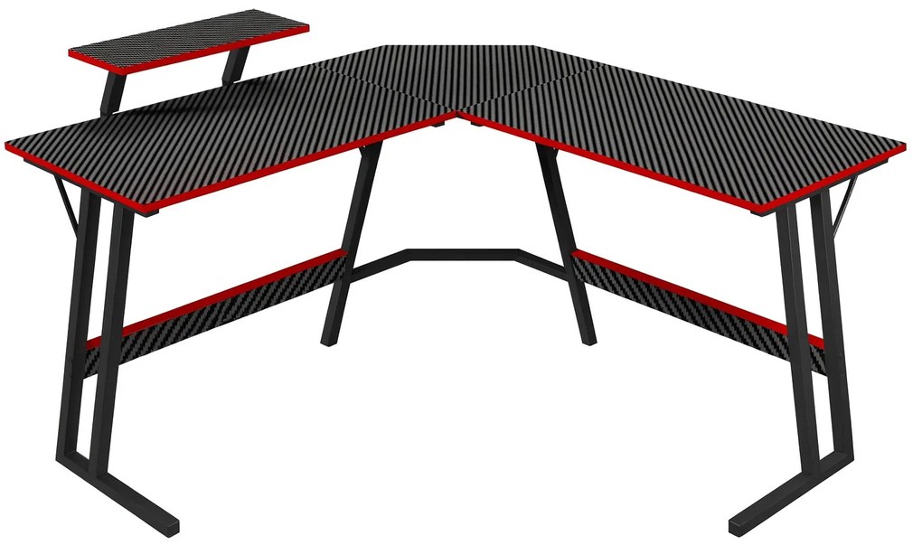 Herní stůl BG02 černý 130 cm