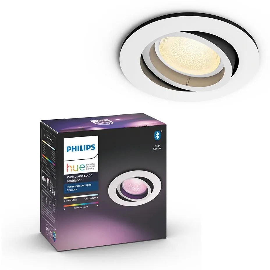 Philips | Philips 50451/31/P7 - LED RGBW Pohledové svítidlo HUE CENTURA 1xGU10/5,7W/230V | P3129