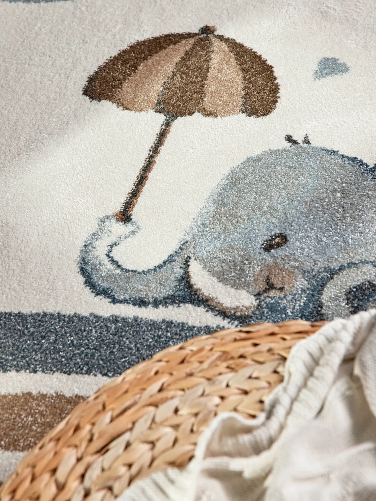 Villeroy & Boch, Dětský kusový koberec Villeroy & Boch Boho Kids 106306 Cream Multicolor, 120x170, bílá, vícebarevná, dětský pokoj