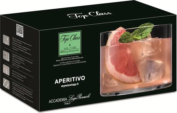 Luigi Bormioli sklenice Top class Aperitivo 230 ml 6 ks