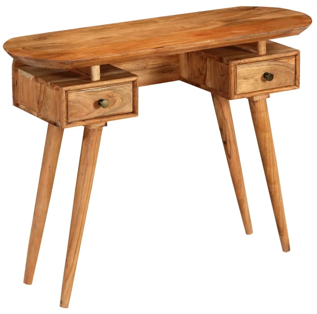 Konzolový stolek z masivního akáciového dřeva | 100x35x75 cm
