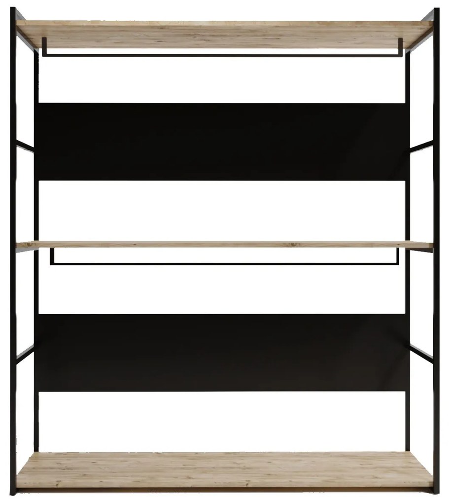 Kalune design Otevřená šatní skříň PERPA 170x160 cm