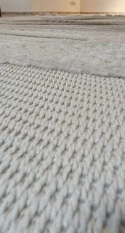 HU Moderní béžový koberec TWIST BEIGE 30629A Rozměr: 60x100 cm