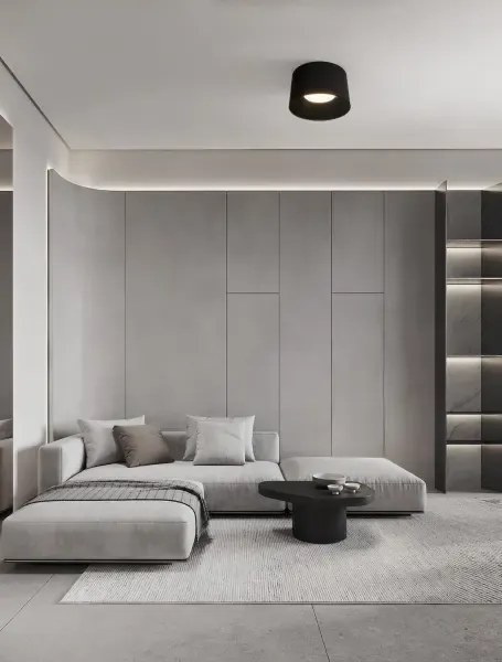 LED černé designové stropní svítidlo Atil