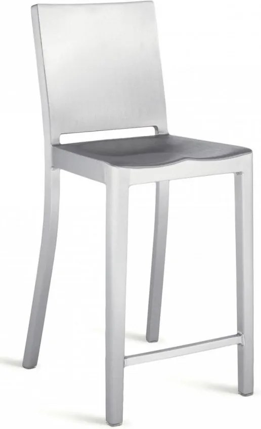 EMECO - Nízká barová židle HUDSON
