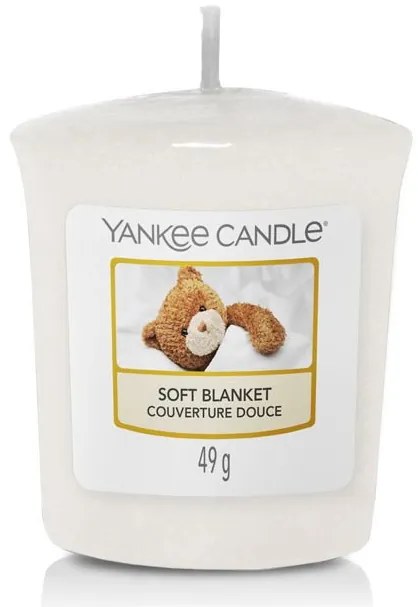 Yankee Candle - votivní svíčka Soft Blanket (Jemná přikrývka) 49g