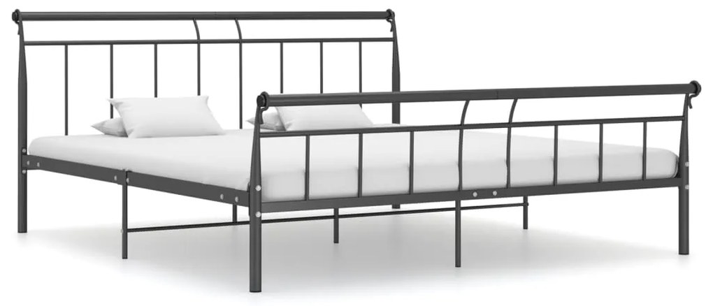 Rám postele černý kov 180 x 200 cm,  325045