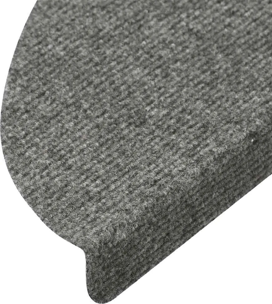 Samolepicí rohože na schody 20 ks šedé 56x17x3 cm 3365909