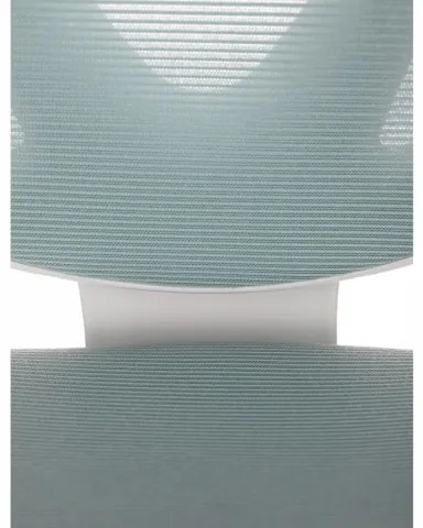Dětská židle modrá síťovina bílý kříž podpěrka nohou KA-C806 BLUE